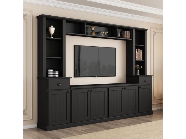 Click here for ON-TREND Minimalist Entertainment Wall Unit Set wi... prices