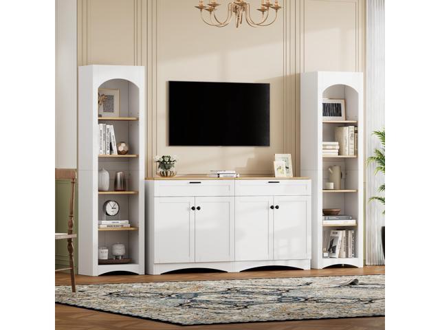Click here for ON-TREND 3-Piece Farmhouse Entertainment Center wi... prices