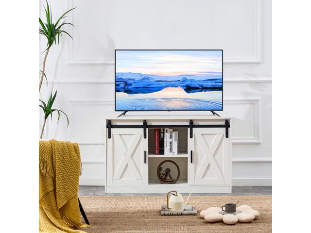 Click here for White decorative wooden TV / storage cabinet with... prices