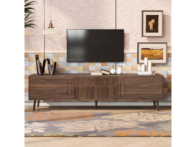 Click here for Mid Century TV Stand with 2 Drawers  Media Console... prices