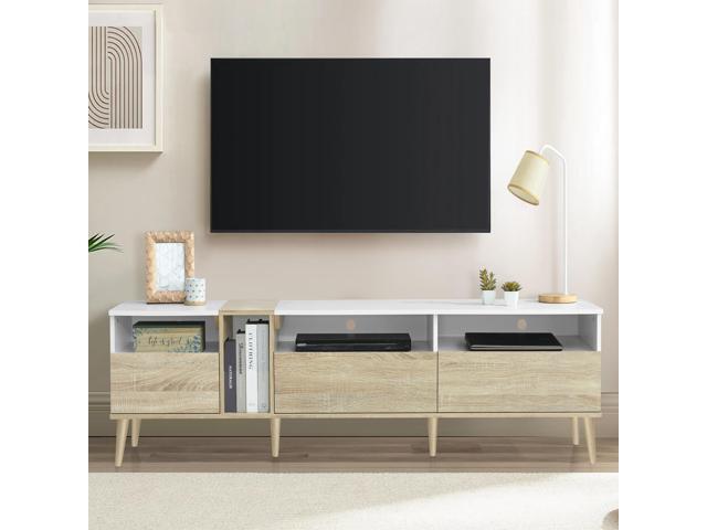 Click here for Modern TV with 3 Drawers and Open Shelves  Media C... prices