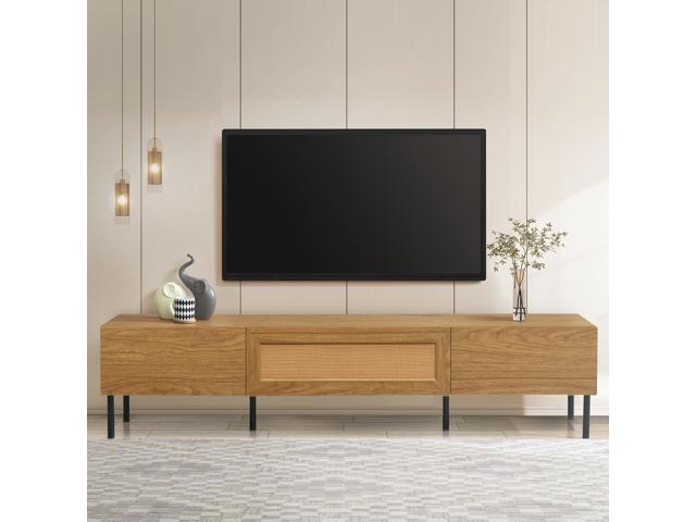 Click here for Boho TV Stand for TVs up to 80  Modern Farmhouse M... prices