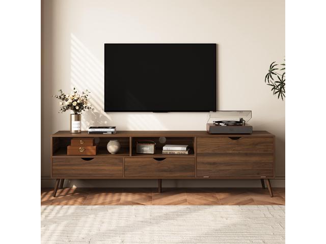 Click here for Mid Century TV Stand with 2 Drawers  1 Drop-down D... prices