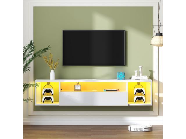 Click here for 55 White TV Gaming Console with LED Lights - 4 Con... prices