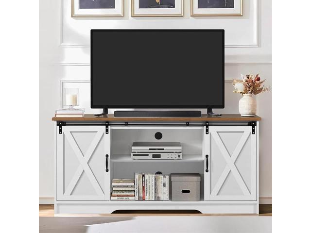 Click here for Modern Farmhouse Wood TV Stand for TVs up to 58 in... prices