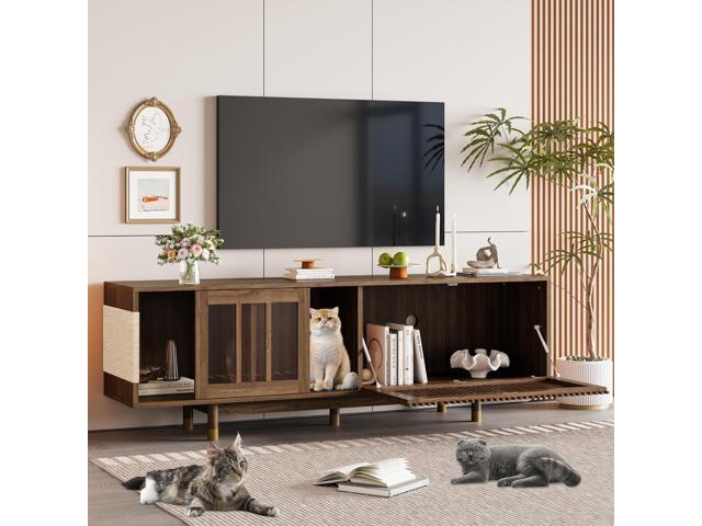 Click here for Mid-Century Modern style 2 IN 1 Cat Furniture 74 W... prices