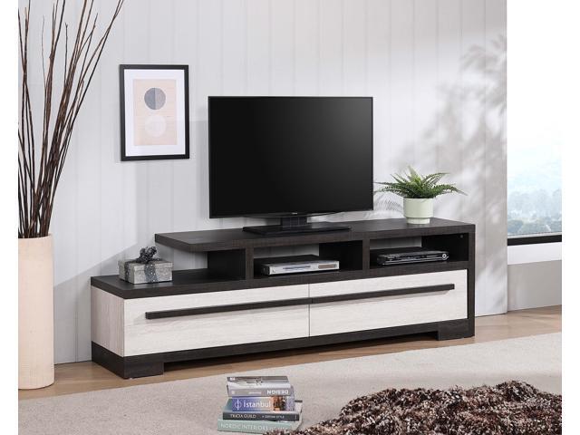 Click here for 1pc Entertainment Console Modern Design Chalk Ebon... prices