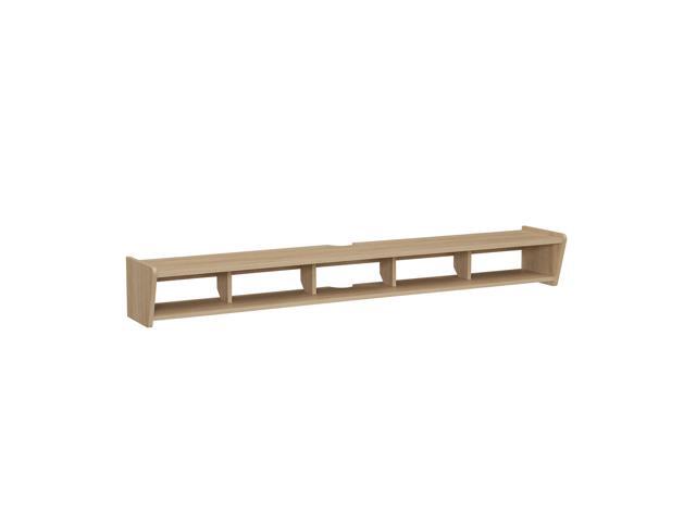 Click here for Modern Wall-Mounted Floating TV Stand Coastal Oak prices