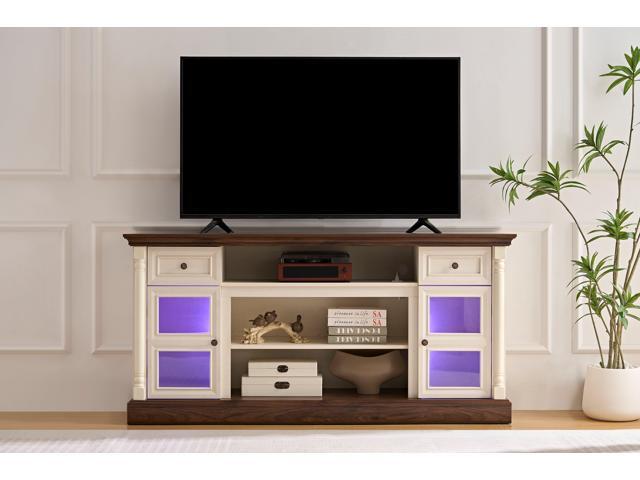 Click here for Farmhouse Fireplace TV Stand with Roman Column Sty... prices
