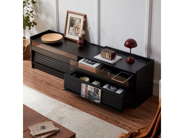 Click here for Mirod Modern TV Stand with Ample Storage 4 Drawer... prices