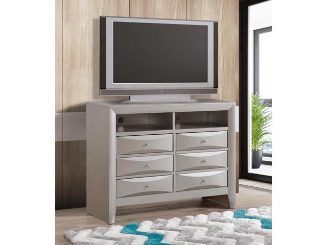 Click here for Marilla G1503-TV2 Media Chest  Silver Champagne prices