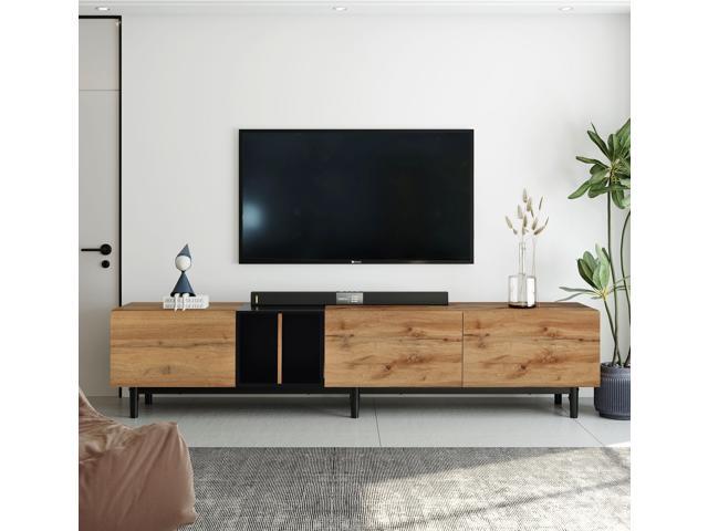 Click here for Modern TV Stand for 80 TV with 3 Doors  Media Cons... prices