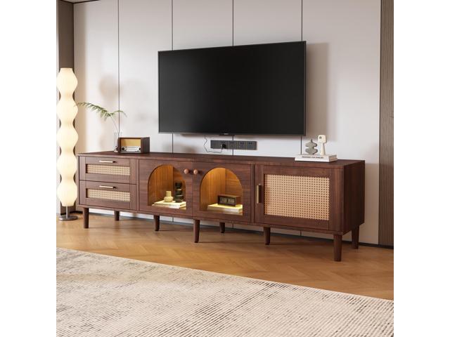 Click here for Rattan TV Stand with 3 Cabinets & 2 Drawers  Ratta... prices