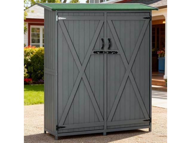 Click here for Wooden Garden Storage Garden Shed Utility Tool Org... prices