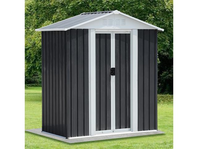 Click here for 5X3 Feet Dark Grey Outdoor Storage Shed With Alumi... prices