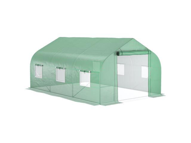 Click here for Outsunny 11.5 x 10 x 7 Walk-in Greenhouse  Tunnel... prices