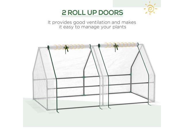 Click here for Outsunny 6 x 3 x 3 Portable Mini Greenhouse Outdoo... prices