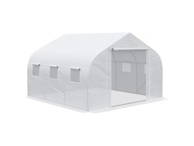 Click here for Outsunny 12 x 10 x 7 Walk-in Greenhouse  Tunnel Gr... prices
