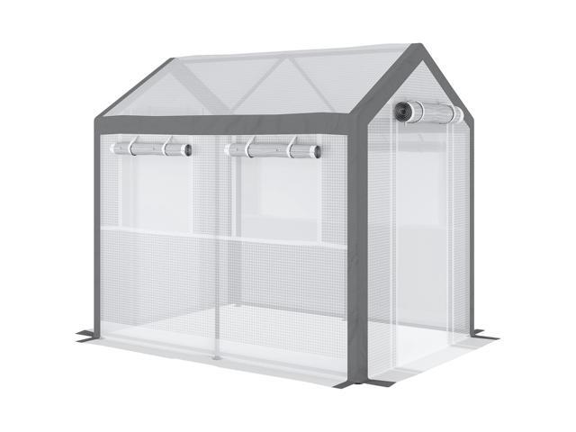 Click here for Outsunny 8 x 6 x 7.5 Walk-In Greenhouse  Outdoor G... prices