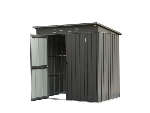 Click here for Backyard Storage Shed with Sloping Roof Galvanized... prices
