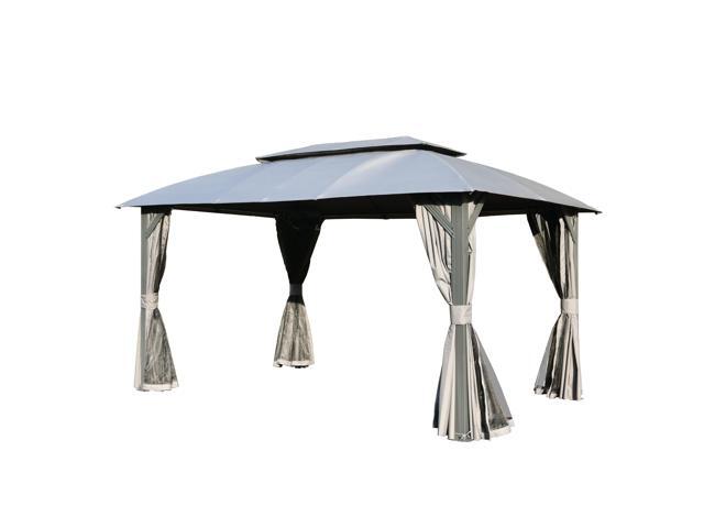 Click here for Gazebo 10x14FT  Outdoor Gazebo with Double Roofs... prices