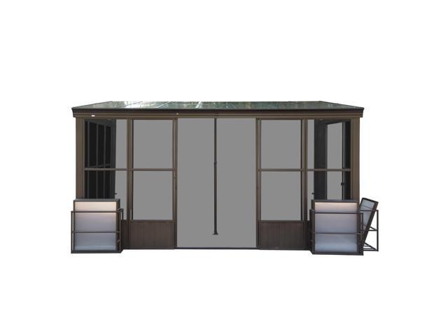 Click here for 10x12FT All Season Sunroom  Outdoor Permanent Wall... prices