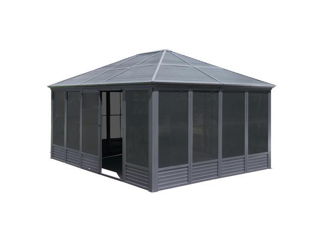Click here for 13x16.5FT Sunroom  Four Season Solarium Aluminum H... prices