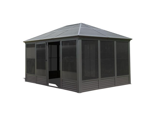 Click here for 11.2x14.6FT Sunroom  Four Season Solarium Aluminum... prices