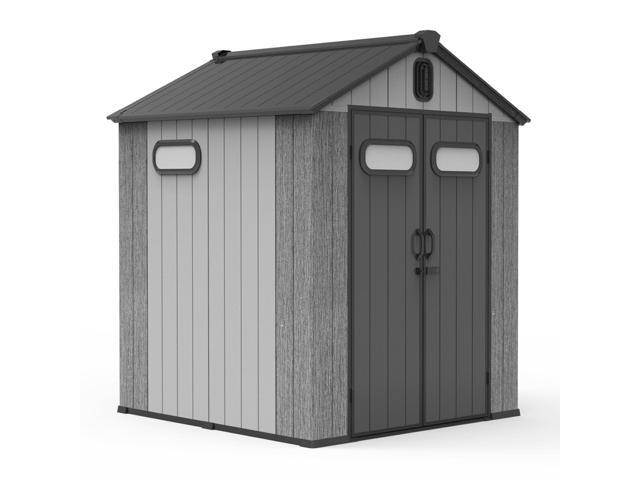 Click here for 6X6 FT Outdoor Resin Storage Shed  Waterproof Plas... prices