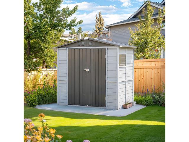 Click here for 4*6FT Iron-Wood Combination Tool Shed A Perfect Bl... prices