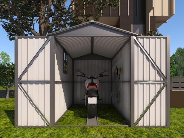 Click here for Motorcycle Outdoor Steel Storage Shed With Window... prices