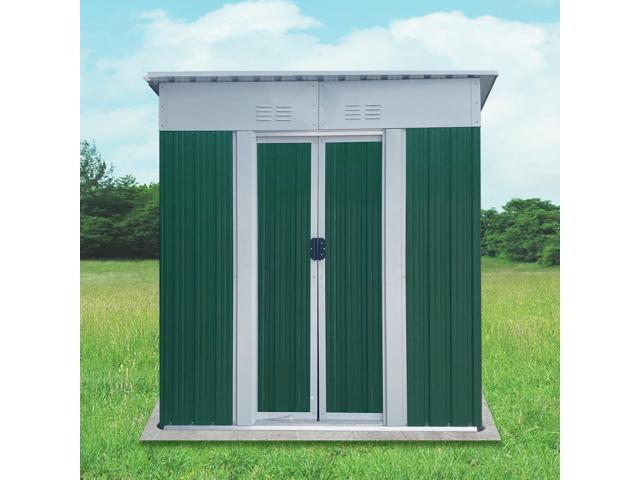 Click here for 5X3 Feet Small Mini Outdoor Storage Sheds Pent Roo... prices
