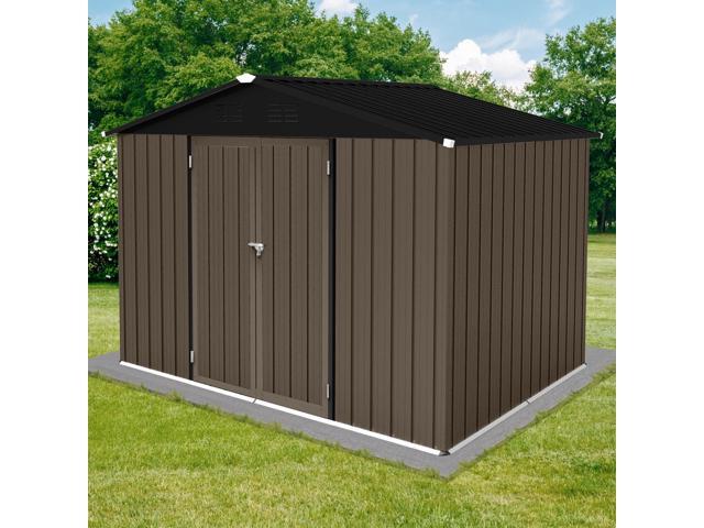 Click here for Metal garden sheds 8ft×6ft outdoor storage sheds B... prices