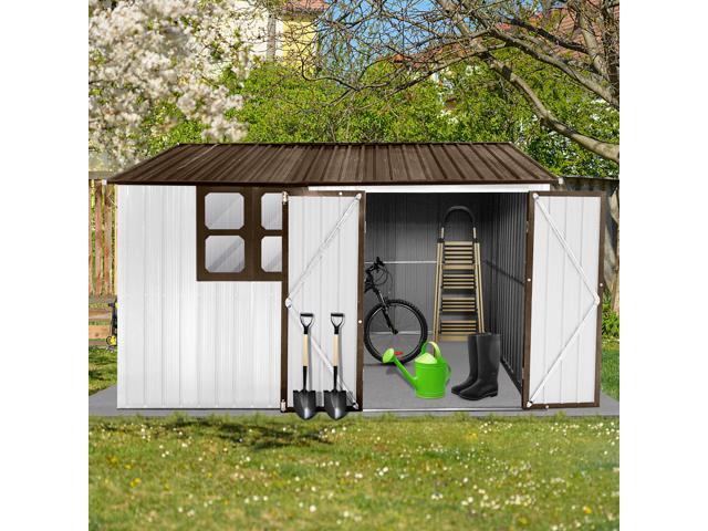 Click here for Metal garden sheds 10ftx8ft outdoor storage sheds... prices