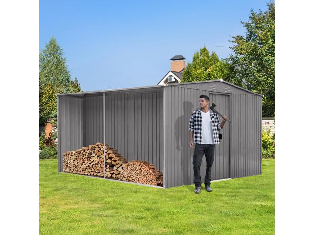 Click here for New Outdoor Storage Shed Has Two Functions: Metal... prices