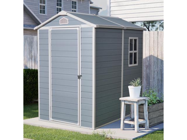 Click here for 4x6ft Resin Outdoor Storage Shed Kit-Perfect to St... prices