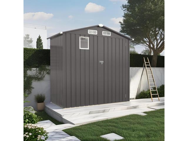 Click here for 6X 3.6FT Metal Outdoor Storage Shed  Tool Shed wit... prices