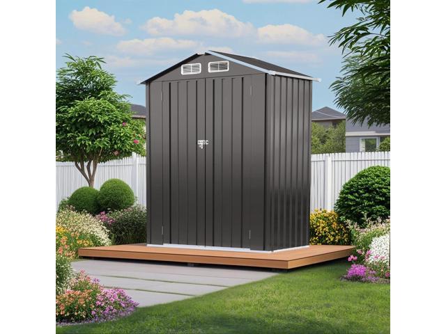 Click here for 5X3 FT Metal Outdoor Storage Shed  Tool Shed with... prices