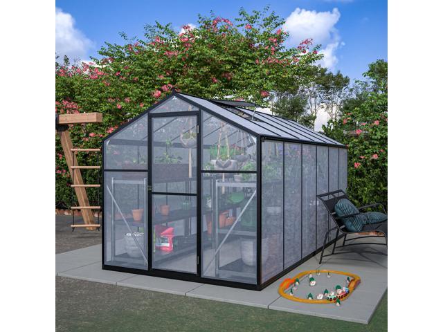 Click here for 6 x 12 Thicked Polycarbonate Greenhouse  Greenhous... prices