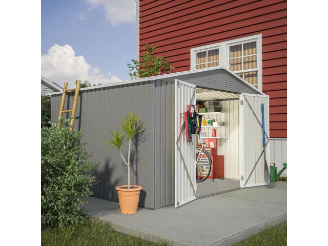 Click here for 10X8 FT Outdoor Storage Shed  All Weather Metal Sh... prices