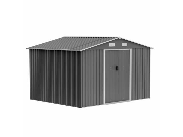 Click here for 10X8 FT Outdoor Storage Shed  Lockable Doors  Tool... prices