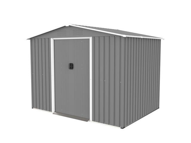 Click here for 8x6 FT Outdoor Tool Storage Shed with Metal Founda... prices