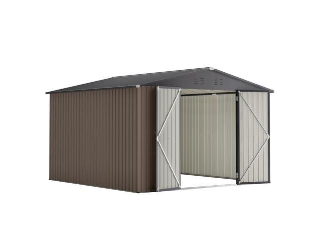 Click here for 10 x 10 Metal Storage Shed for Ourdoor  Steel Yard... prices