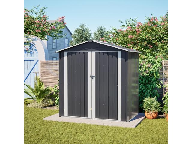 Click here for Metal Outdoor Storage Shed 6 x 4 FT Metal Shed wit... prices