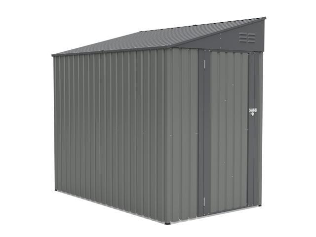 Click here for 4x7 Foot Lean-To Shed in Olive grey  Heavy-Duty St... prices