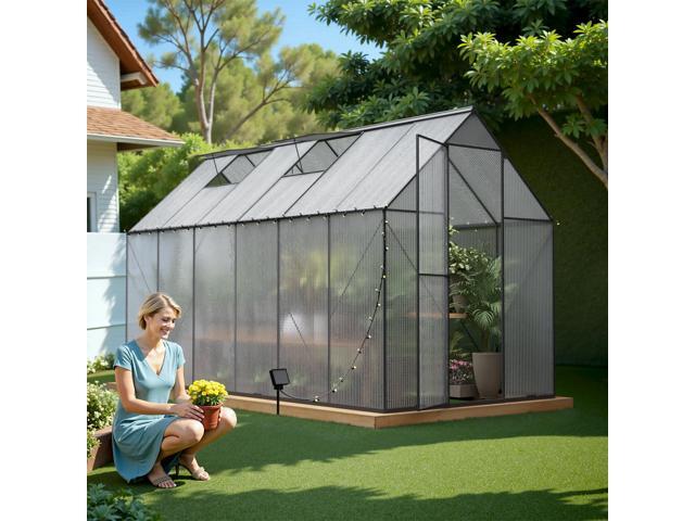 Click here for 6x12 Outdoor Greenhouse - Walk-in Heavy Duty Stora... prices