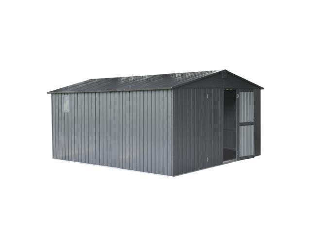 Click here for Backyard Storage Shed 11 x 12.5 with Galvanized St... prices