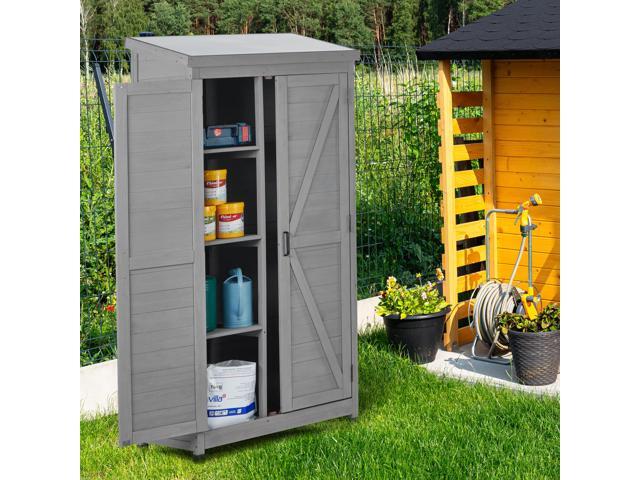 Click here for Outdoor Storage Cabinet and Metal Top Garden Stora... prices
