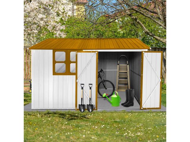 Click here for Metal garden sheds 10ftx8ft outdoor storage sheds... prices