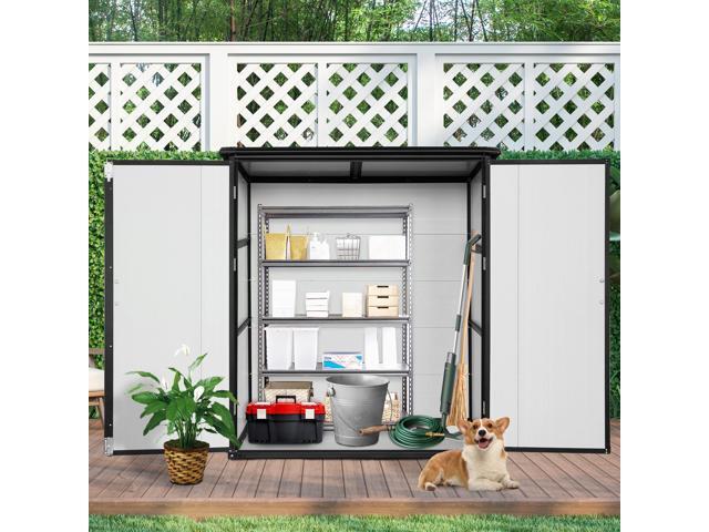 Click here for 5x3FT Outdoor Storage Shed Waterproof Resin Cabine... prices